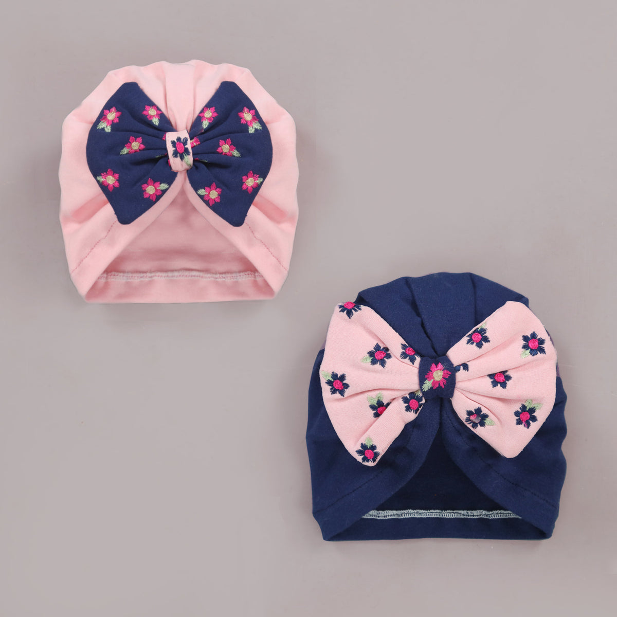 Embroidered Cuddle Baby Turban Caps Bundle – The Baby Store