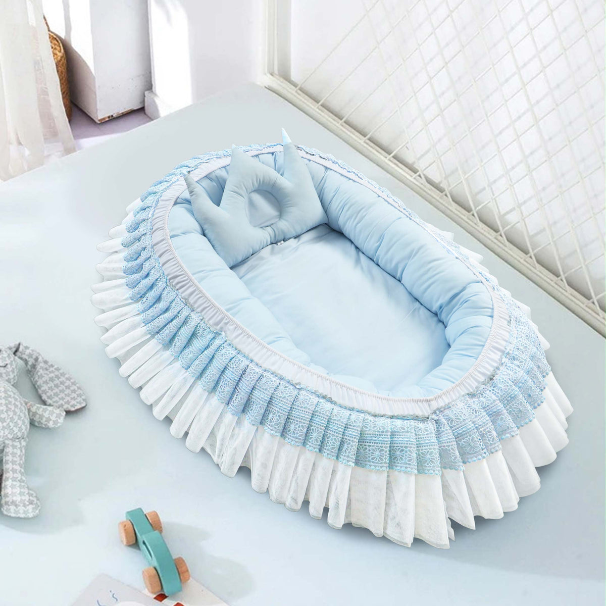 Luxury Laced Baby Snuggle Bed – The Baby Store